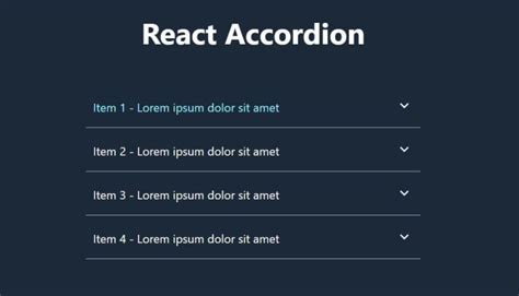 How To Create An Animated Accordion With React Js Owlcation