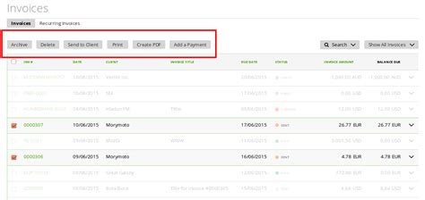 Invoice Grid Zistemo Knowledge Base