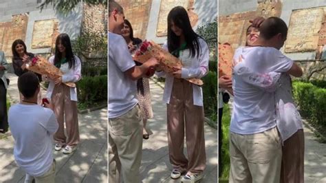 ვიდეო ხელის თხოვნა “ბოლო ზარზე“ ემოციური კადრები ერთ ერთი სკოლის