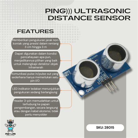 Jual Parallax Ping Ultrasonic Sensor Shopee Indonesia