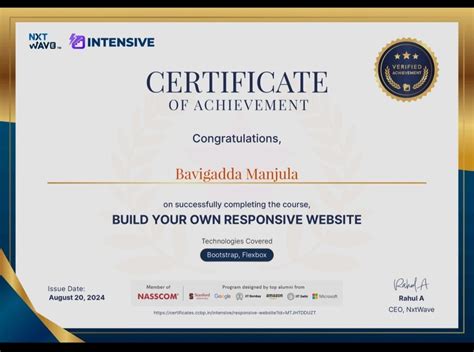 Manjula Bavigadda On Linkedin 30daysofcode Webdevelopment Responsivedesign Coding Nxtwave
