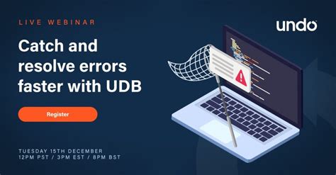 Why Udb Is The Fastest Way To Debug Webinartuesday Th December