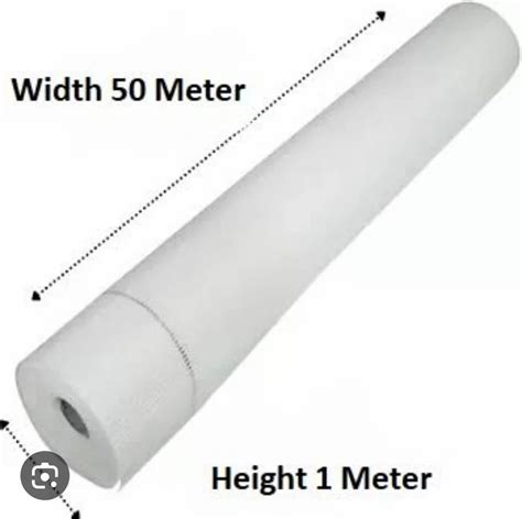 Glass Fiber 1 Mtr White 45 Gsm Fiberglass Mesh Packaging Type Roll