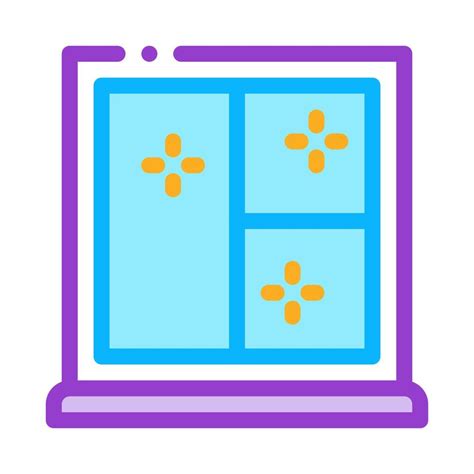 Shockproof Glass In Window Icon Vector Outline Illustration 17546456 Vector Art At Vecteezy