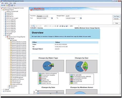 Windows Server Change Reporter Windows Server Auditing Sysops