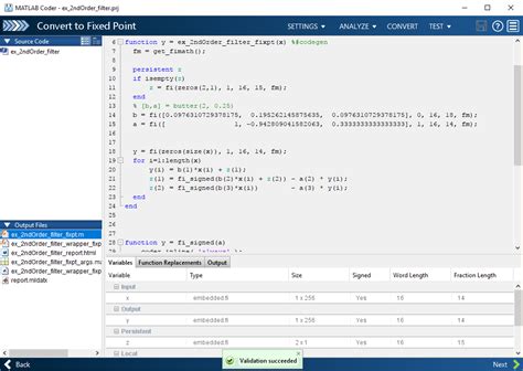 Automated Fixed Point Conversion Matlab And Simulink