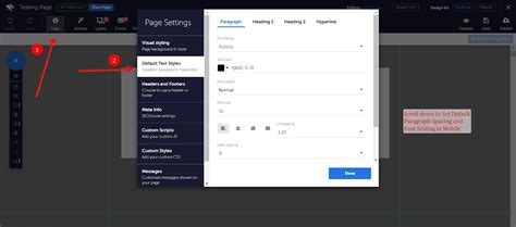 How To Set Default Text Styles Convertri Knowledge Base