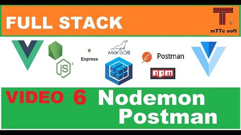 video 6 nodemon y postman youtube