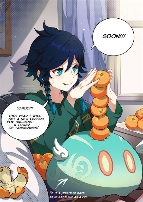 slime genshin impact смешные картинки и другие приколы комиксы гиф анимация видео лучший