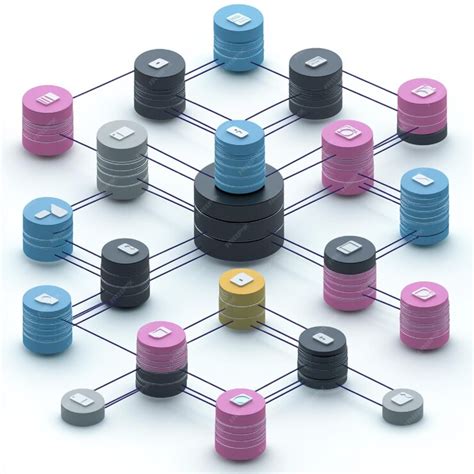 A Visual Of A Relational Database Schema With Tables And Relationships Premium Ai Generated Image