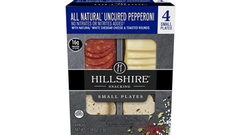 Hillshire Farm Uncured Pepperoni With White Cheddar Cheese Snacking Small Plates 11 04 Oz