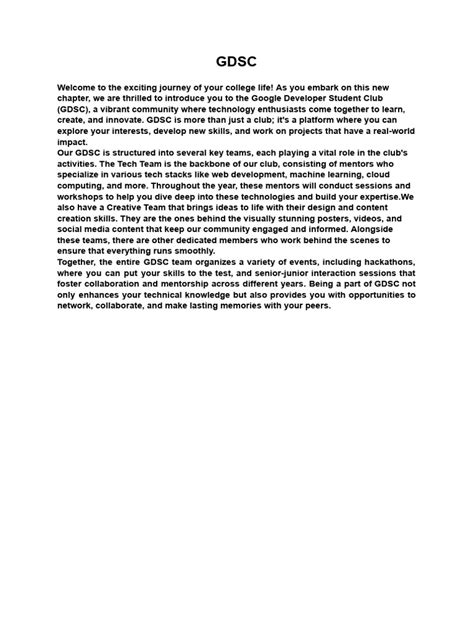 About Gdsc Pdf