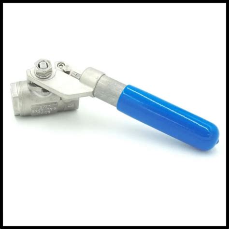 Spring Return Handle Ball Valve Bspp 316 Stainless Steel