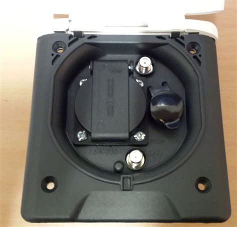 White 230v 12v Aerial External Socket Caravan Camper India Ubuy