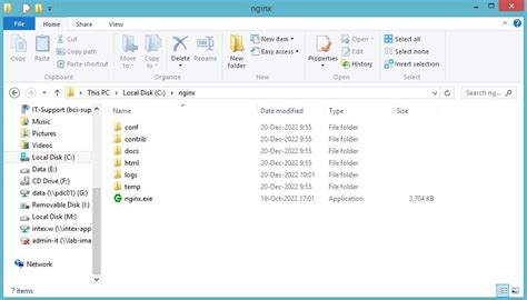 instal nginx web server di windows rumah it