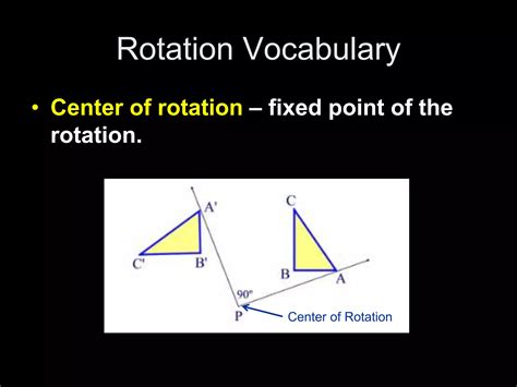 Geometric Transformation Rotation Pptx
