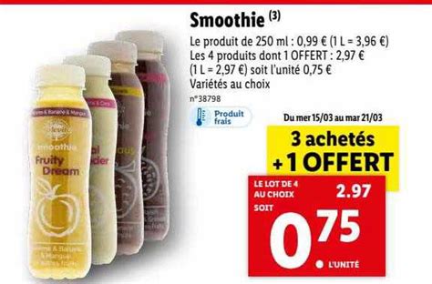 Promo Smoothie Chez Lidl Icatalogue Fr