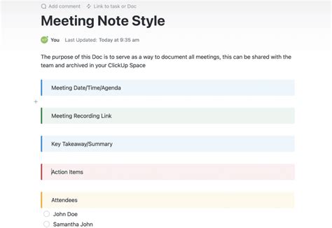 9 Meeting Notes Templates To Stay Organized In 2026