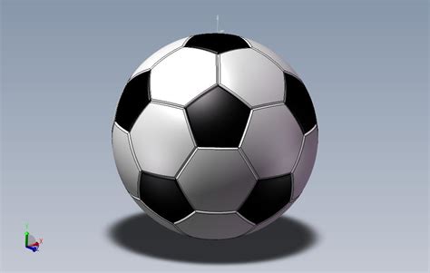 7足球solidworks 2015模型图纸免费下载 懒石网