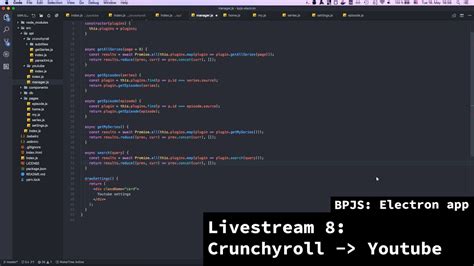 bpjs electron app livestream 8 finishing with crunchyroll and
