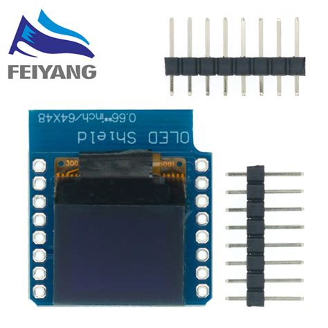 Mua Mô Đun Màn Hình Oled 066 Inch Cho Wemos D1 Mini Esp32 Avr Stm32