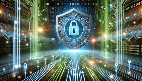 Complex Digital Artwork Representing Internet And Cybersecurity