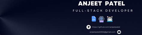 Anjeet Patel Enthusiastic Full Stack Web Developer Python C Java Developer Linkedin