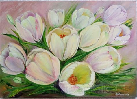 Картина Тюльпаны Размеры 70x50 Год 2022 Цена 12000 рублей Художник Апалькова Юлия