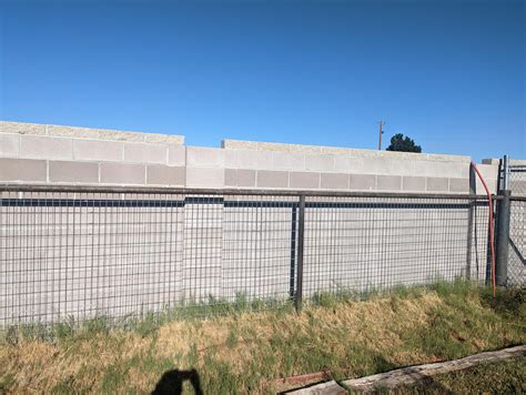 Installing Block Wall Fence