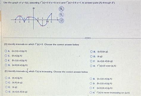 Answered Use The Graph Of Y F X Assuming F X 0 If X B Or D And F X 0 Kunduz