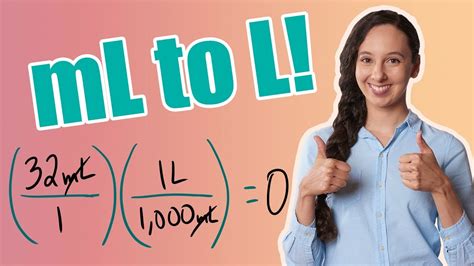 ML To L How To Convert Milliliter To Liter YouTube
