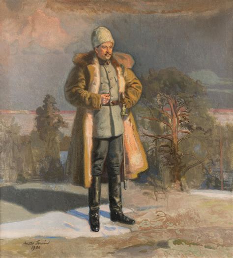 General Mannerheim Watching The Battle Of Tampere 1920 Posters And Prints By Anonymous