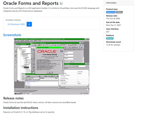 When I Am Trying To Install Oracle Forms And Reports 6i On Windows 11 The Installer Is Closing