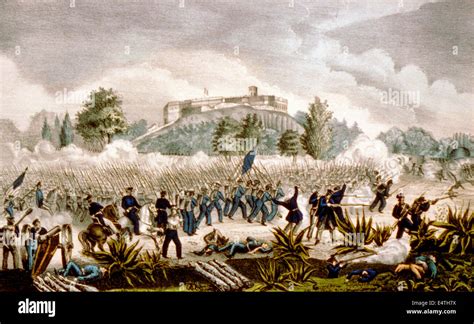 Attack On The Castle Chapultepec Ataque Del Castillo De Chapultepec
