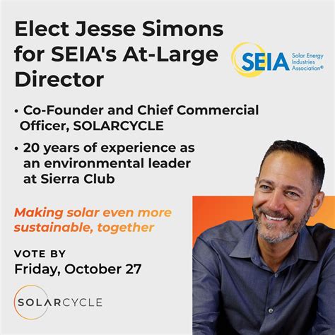 Scott Moskowitz On Linkedin Solar Industry Friends Id Like To Encourage All With A Vote To