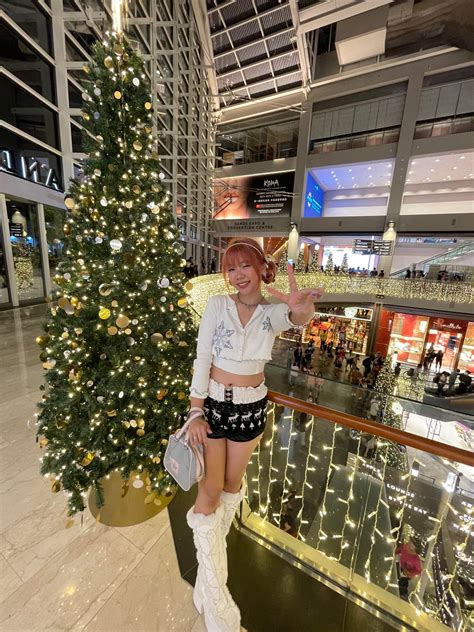 My Xmas Outfit For The Club ️ I Embroidered Some Snowflakes Onto My Cardigan R Womensstreetwear