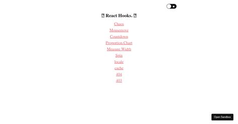React Hooks With Typescript Codesandbox