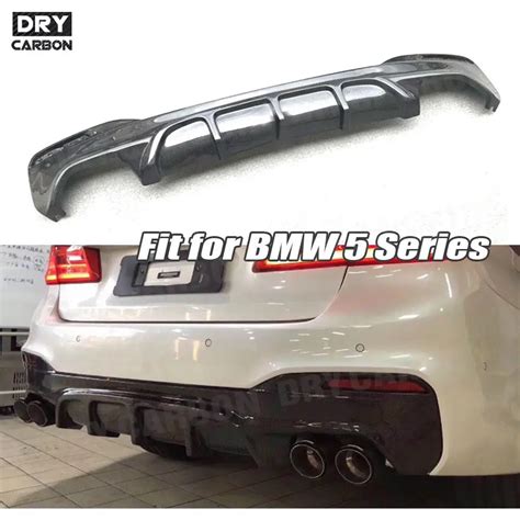 5 Series Carbon Fiber Rear Bumper Lip Diffuser For Bmw G30 G31 G38 M