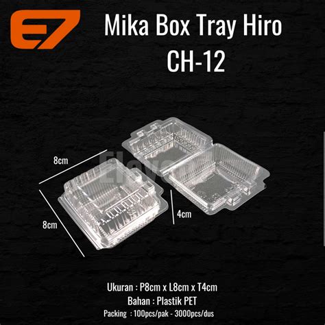 Hiro Ch 12 Mini Mica Sushi Box Cake Box Tray 100pcs Shopee Malaysia
