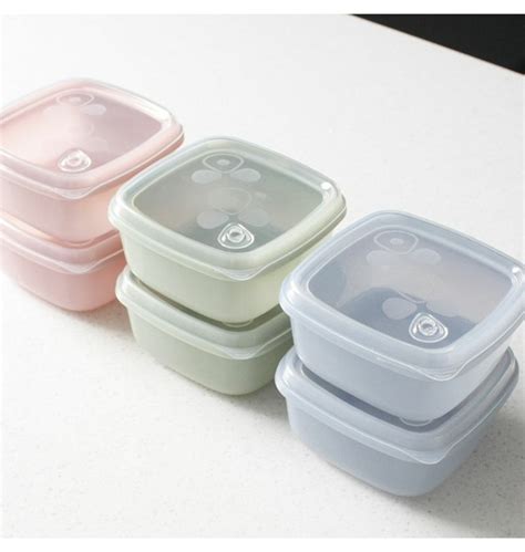 실리콘 소분 용기 2p 냉동밥 보관 전자렌지 밥용기 실리콘통 실리콘사각용기 밥냉동보관 냉동실정리용기 소 티몬