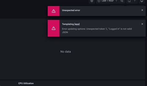 Unable To Open Grafana Dashboard