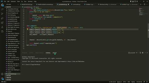 how to make a report command using discord py youtube