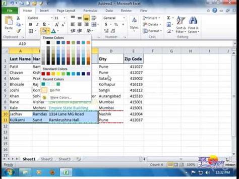 Microsoft Excel Marathi Video Tutorial Part 3 YouTube