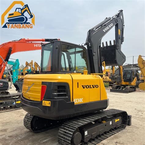 6ton Used Volvo Ec60d Original Engine Excavator