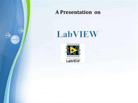 Labview Pptx Computer Software And Applications Computing