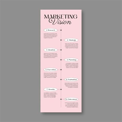 Free Vector Marketing Project Timeline Template