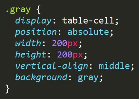 display table cellにposition absoluteを付けるとvertical align middleが無効になる iwb jp
