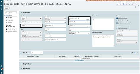 Supplier Price Breaks Kinetic Erp Epicor User Help Forum