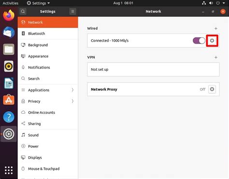 Ubuntu Desktop LTS IP Address Confirmation Procedure Using GUI CUI Shima System Academy