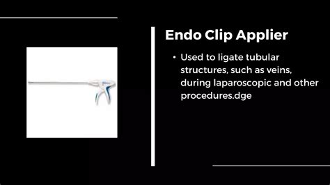 Basic Laparoscopic Instruments Pptx